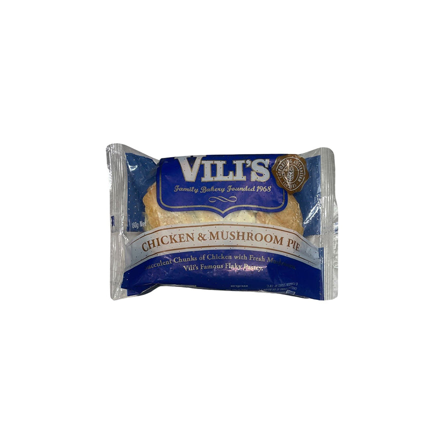 Vilis Chicken Mushroom Pie 160g – C Fresh Foods